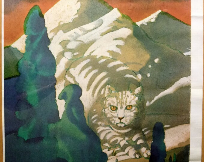 Milton Glaser 'I Love NY' Catskills Cats Poster, Orange, Blue, White, or Grey Cat - Etsy