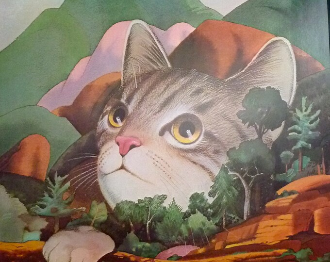 Milton Glaser 'I Love NY' Catskills Cats Poster, Orange, Blue, White, or Grey Cat - Etsy