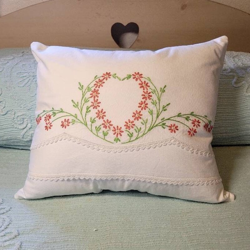 Embroidered Pillows - Etsy