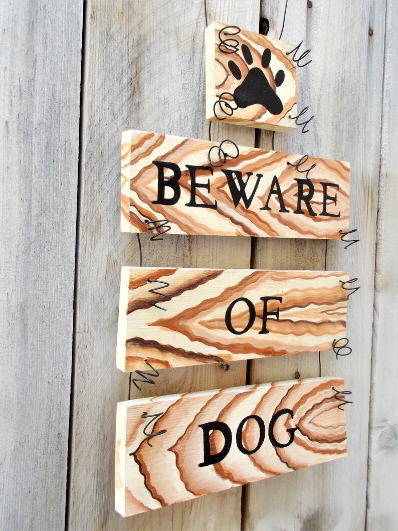 Beware of Dog Beware of Dogs Beware of Dog Poop Sign Yard | Etsy