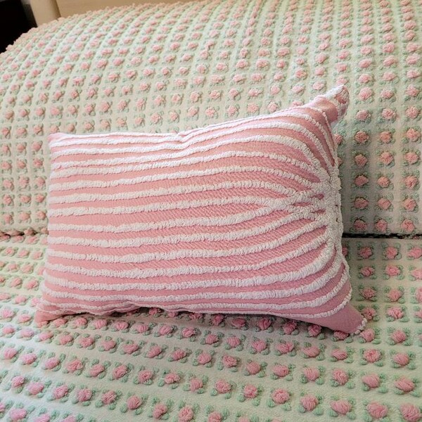 Chenille Pillow - Etsy