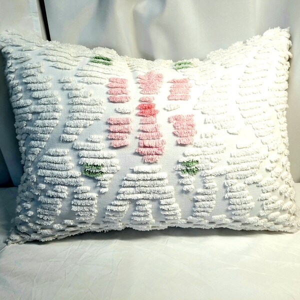 Chenille Pillow - Etsy