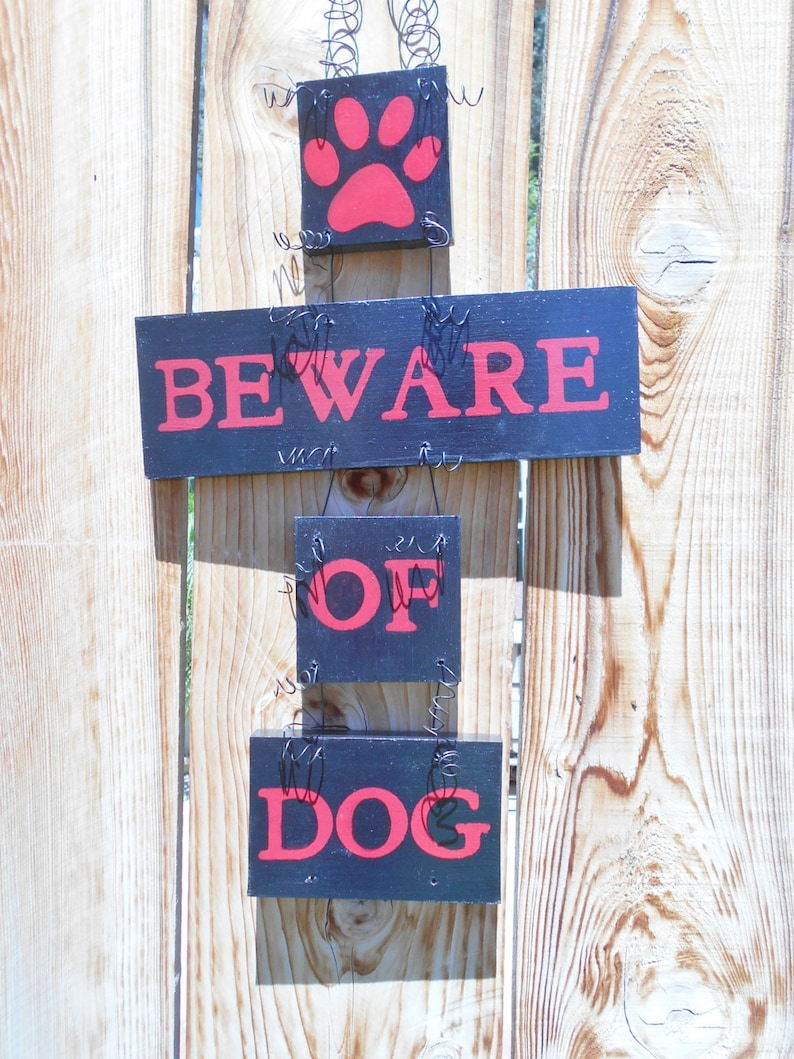 Beware of Dog Sign Beware of Dogs Beware of Dog Poop Front - Etsy