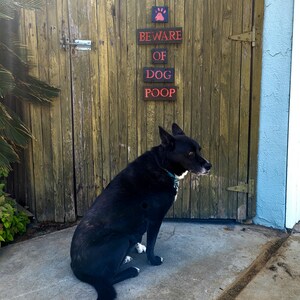 Beware of Dog Sign Beware of Dogs Beware of Dog Poop Front - Etsy