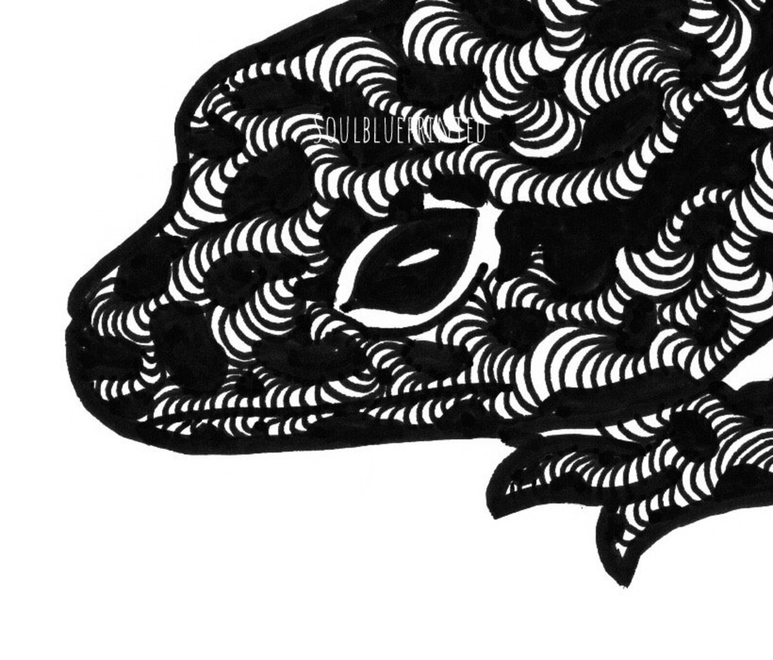 Leopard Gecko Print Zentangle Lizard Print Gecko Wall Art | Etsy