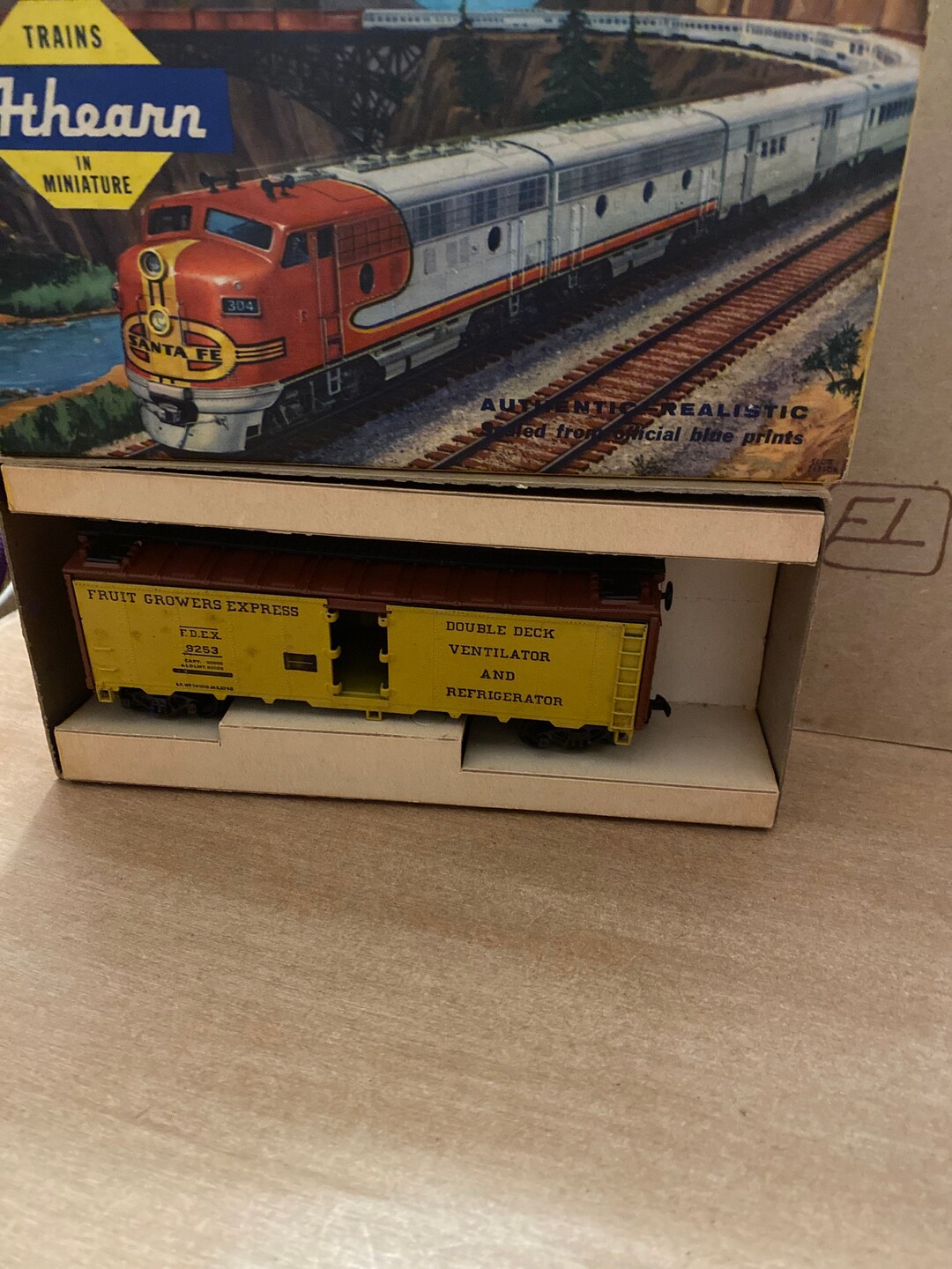 Athearn HO Scale 1606 Rare Fruit Growers Refrigerator Car 9253 - Etsy