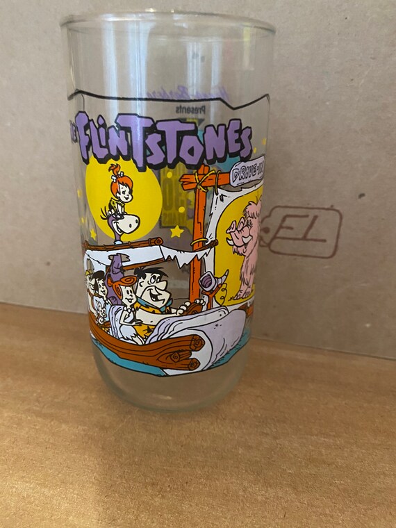 Hardees Flintstones 30th Anniversary Glass - Etsy