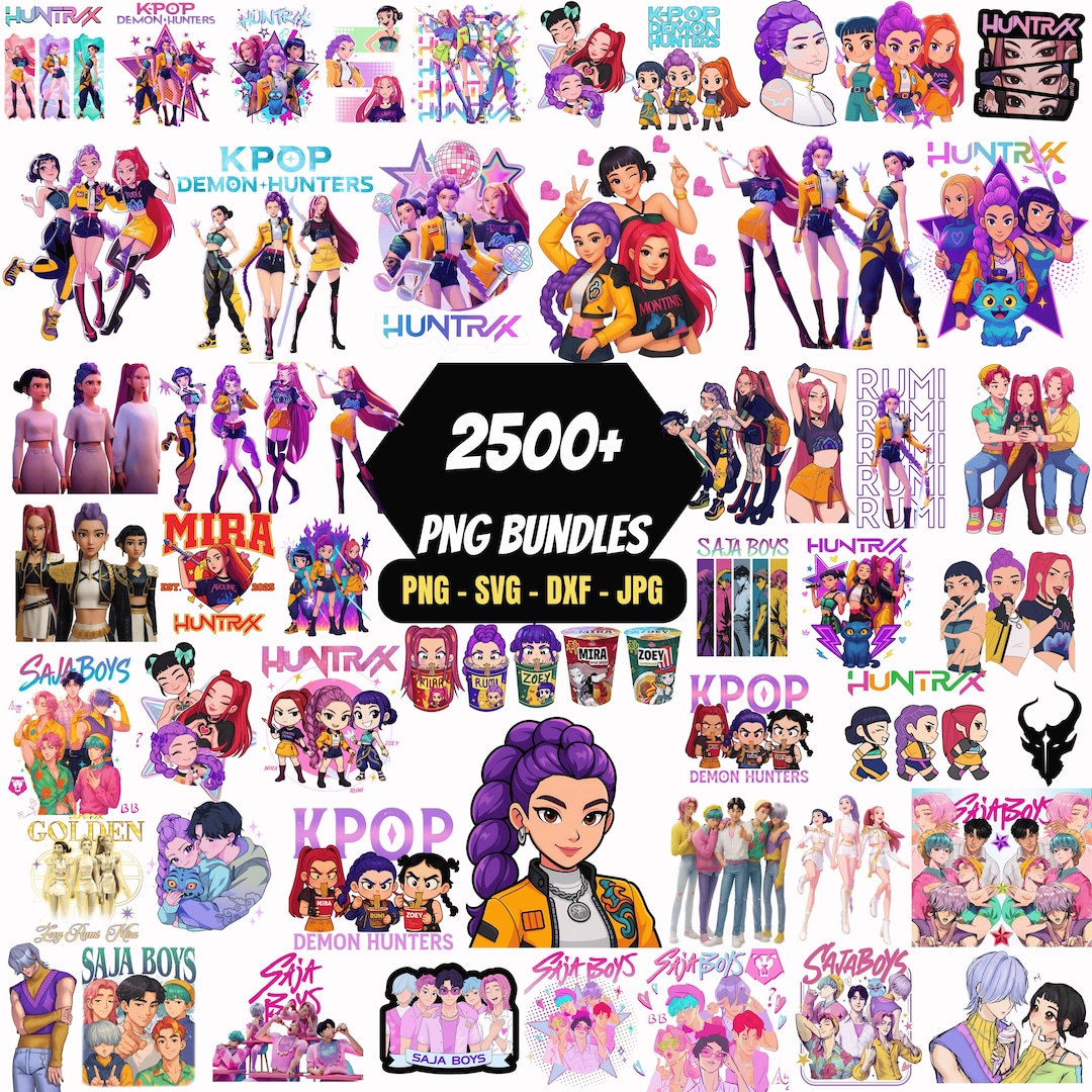2500+ K-pop Anime Mega Bundle: Ultimate Aesthetic Idol Designs ...
