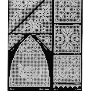 Book of Filet Crochet, Crochet Patterns Book, Ebook, Crochet Tutorial ...