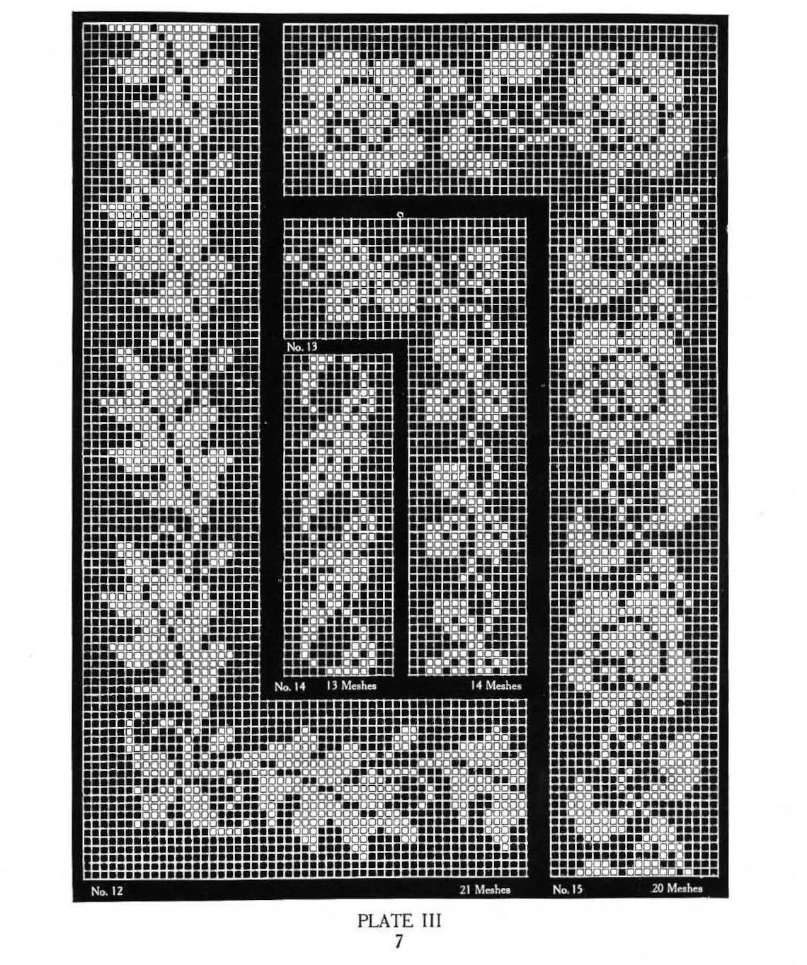 Book of Filet Crochet, Crochet Patterns Book, Ebook, Crochet Tutorial ...