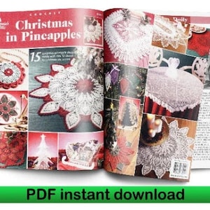 Christmas Crochet Crochet Pineapples Crochet for Christmas Crochet Patterns Book Crochet ...