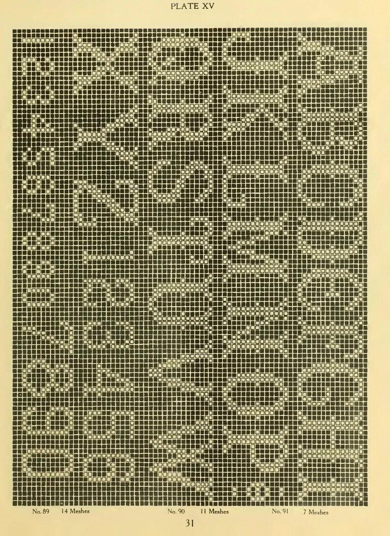 Book of Filet Crochet Crochet Patterns Book Ebook Crochet - Etsy