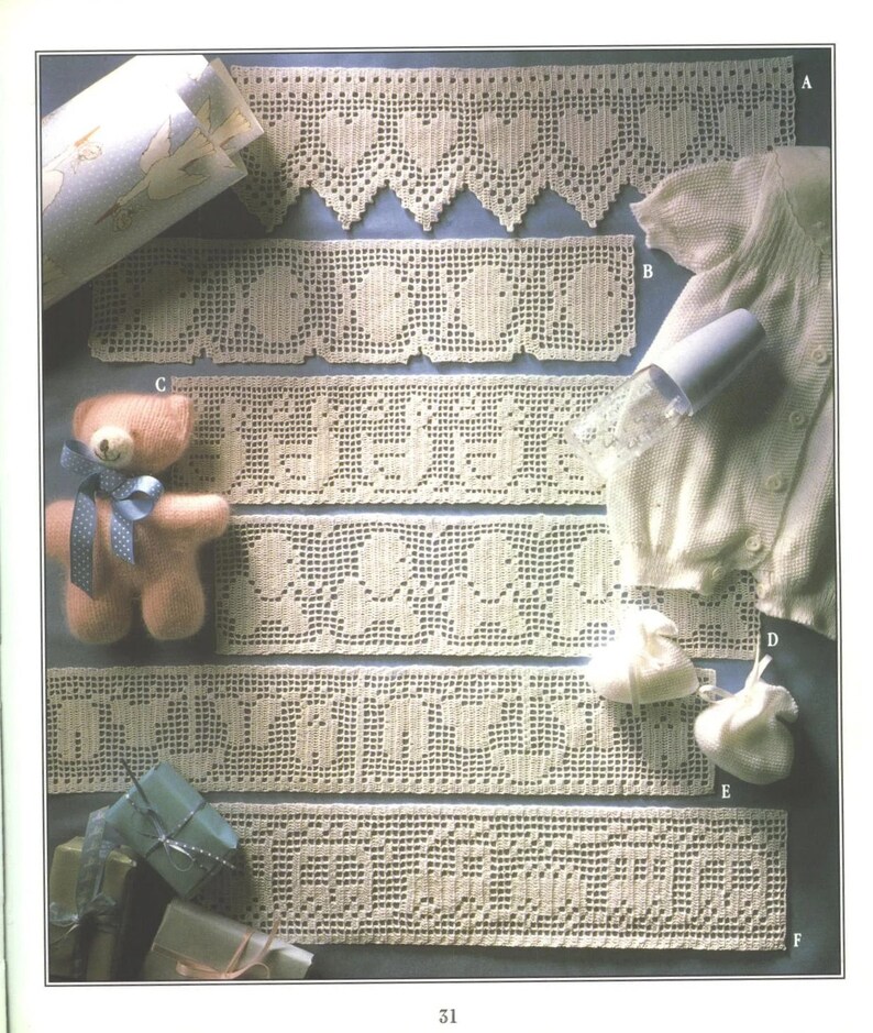 Book of Filet Crochet Crochet Patterns Book Ebook Crochet - Etsy