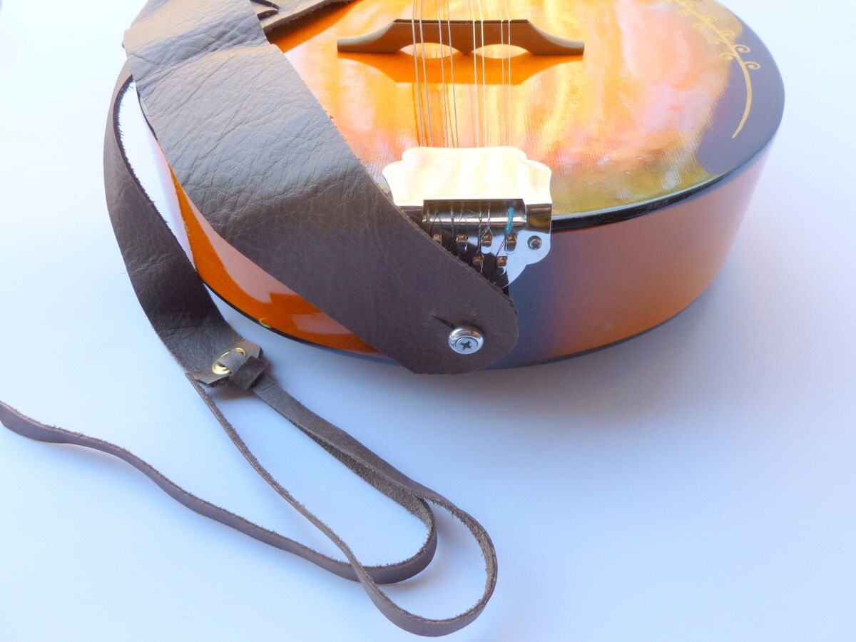 Leather Small Instrument Strap - Adjustable Length - Etsy