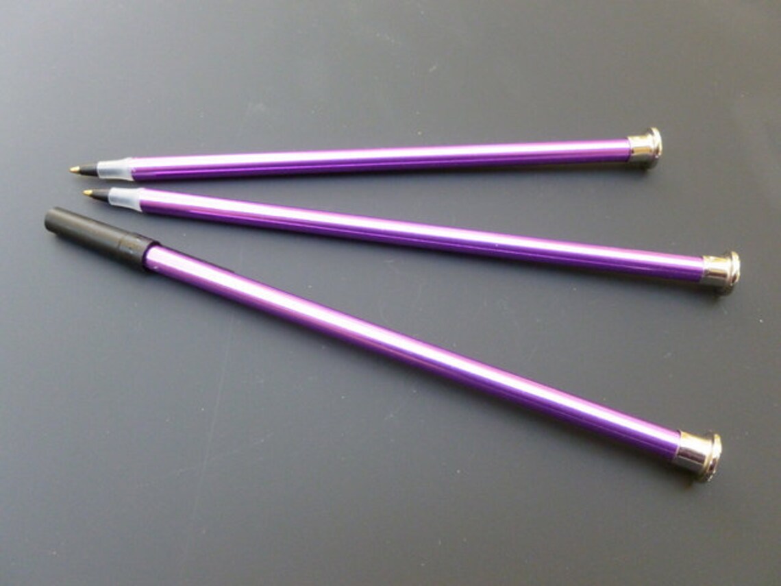 Refillable Knitting Needle Ballpoint Pen - Etsy