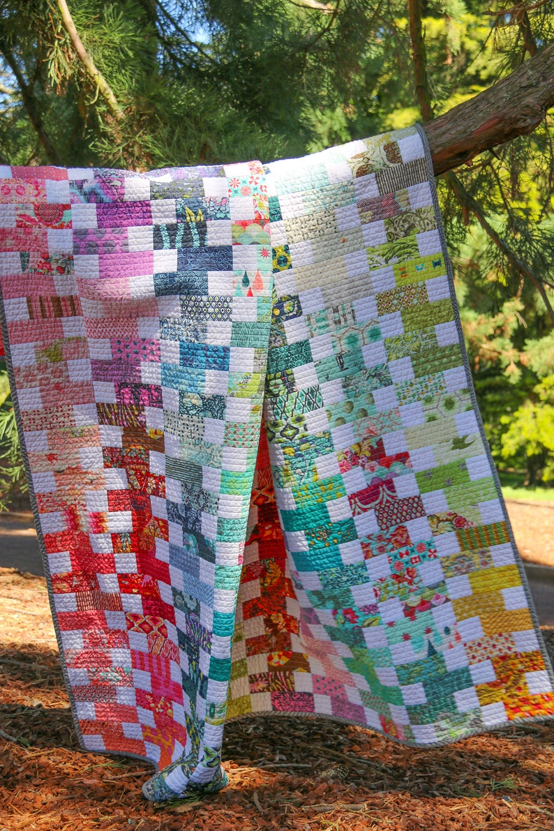 Zip It Quilt Mini PDF Pattern by Emma Jean Jansen - Immediate Download ...
