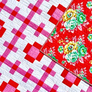 Poppy Pink Quilt PDF Pattern by Emma Jean Jansen - Immediate Download ...