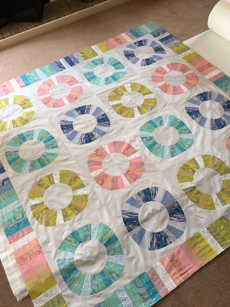 Wheels of Fortune Quilt PDF Pattern by Emma Jean Jansen | Etsy