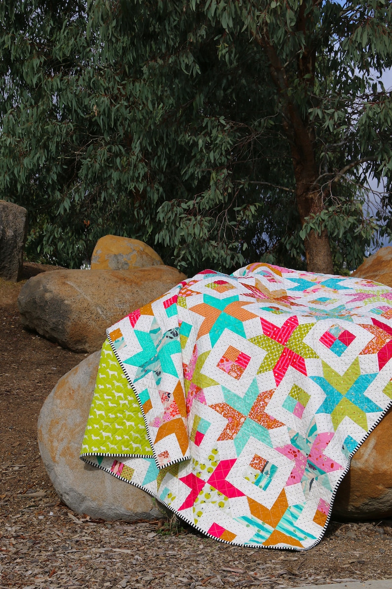 Bronte's Stars Quilt PDF Pattern by Emma Jean Jansen - Immediate ...