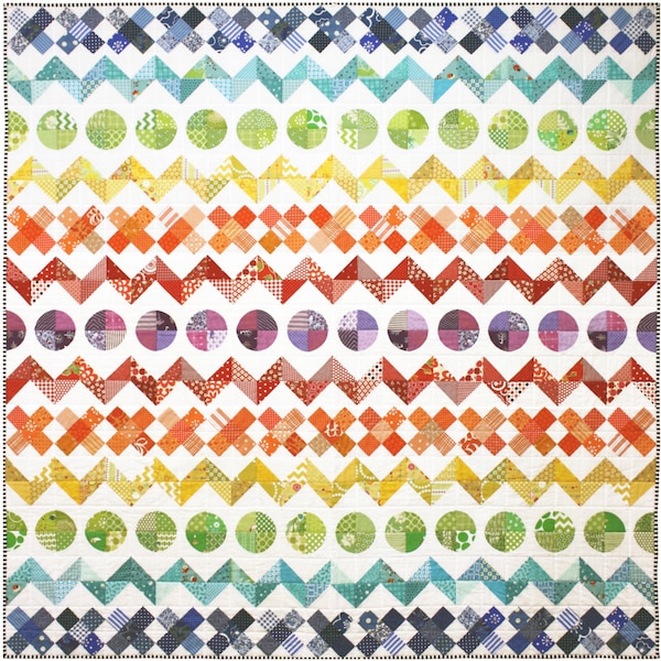 Rows by Row Quilt Pattern - Etsy