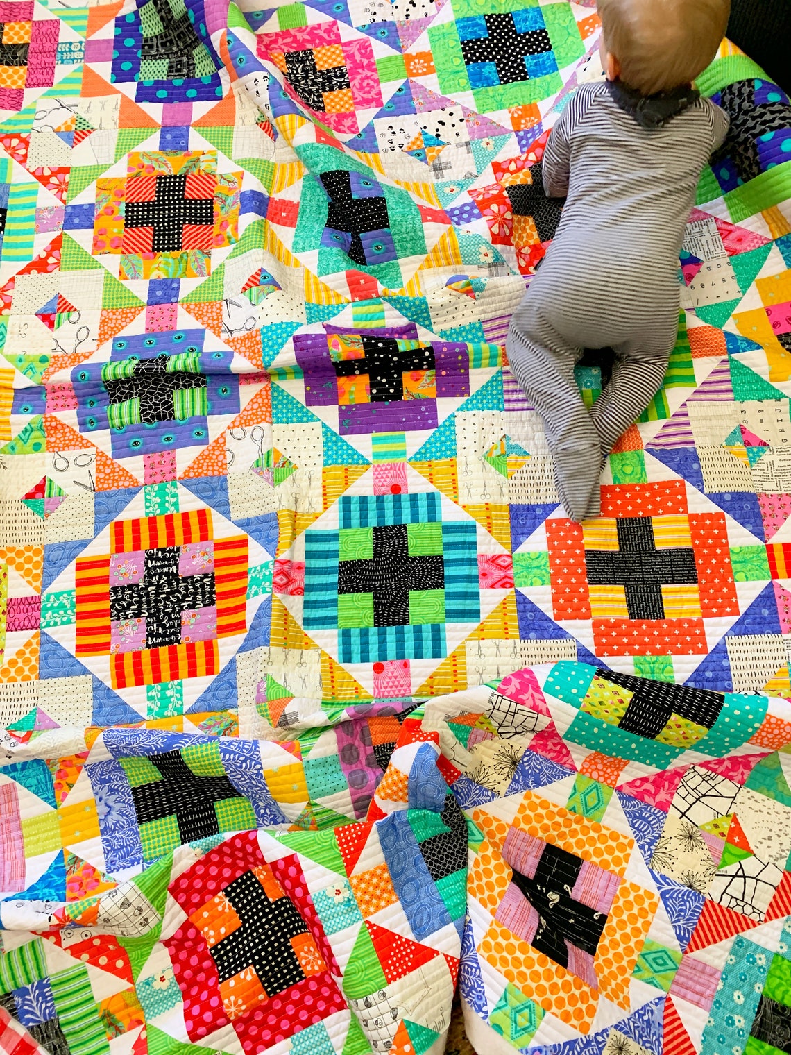 Cross Current Quilt PDF Pattern by Emma Jean Jansen - Etsy