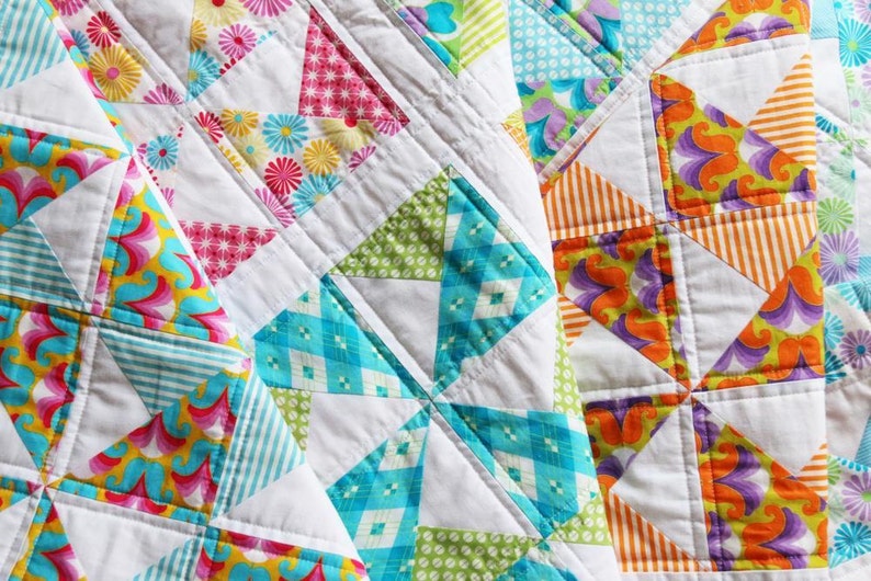Spin Cycle Quilt PDF Pattern by Emma Jean Jansen - Immediate Download ...