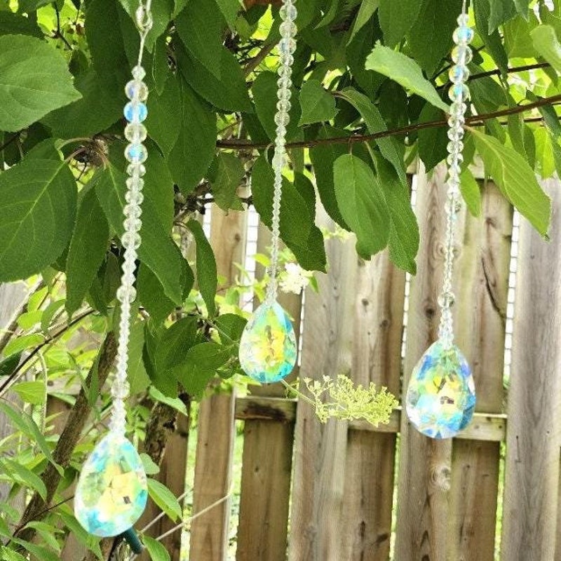 Raindrop Crystals - Etsy