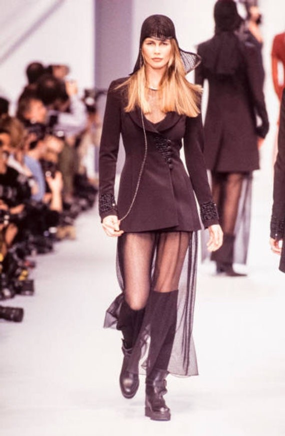 1993 KARL LAGERFELD Runway Collection Gorgeous Long L… - Gem