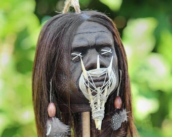 Shrunken Head Tribal Replica | Etsy
