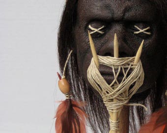 Shrunken Head Tribal Replica | Etsy