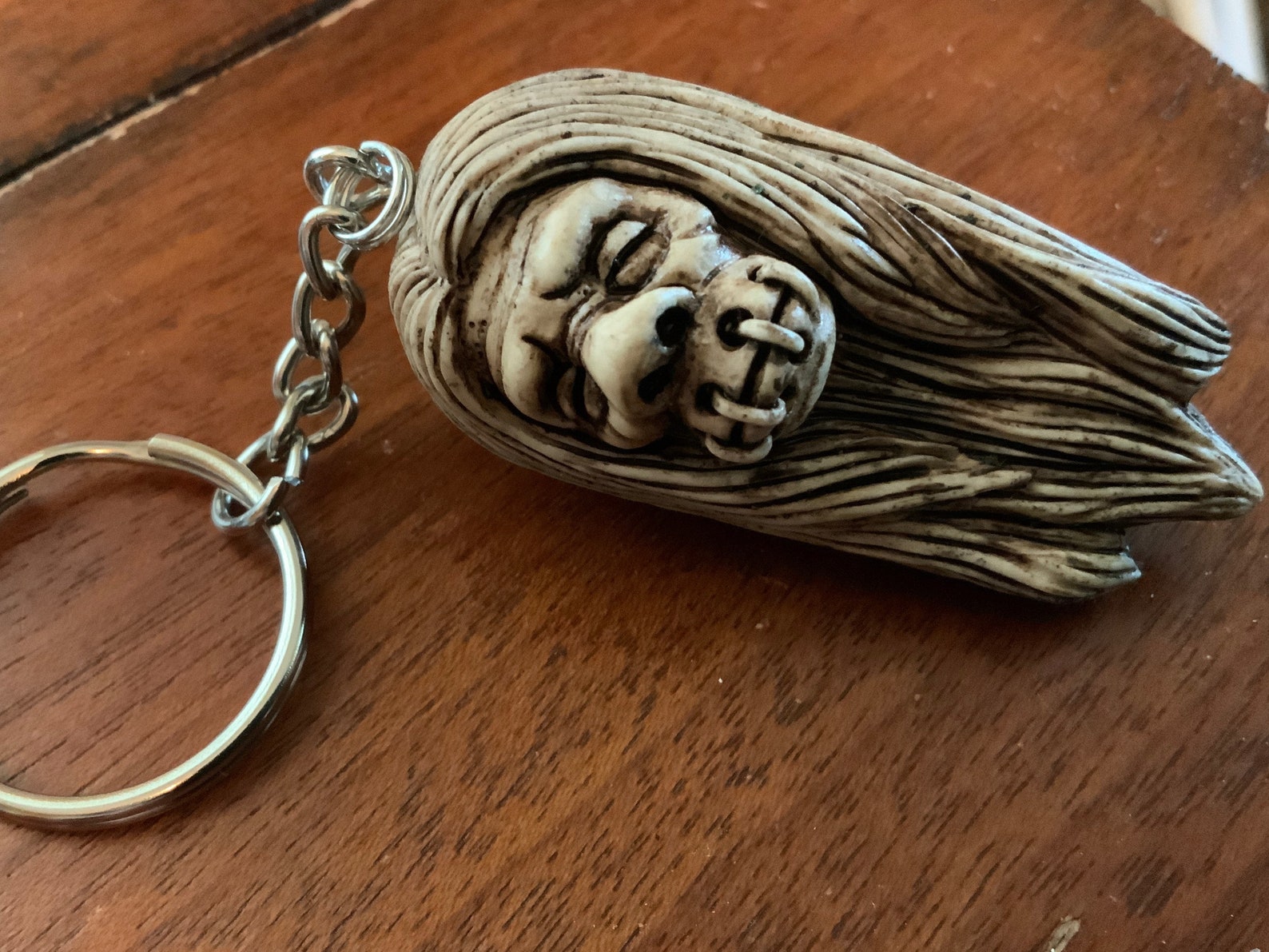 Shrunken Head Keychain - Etsy