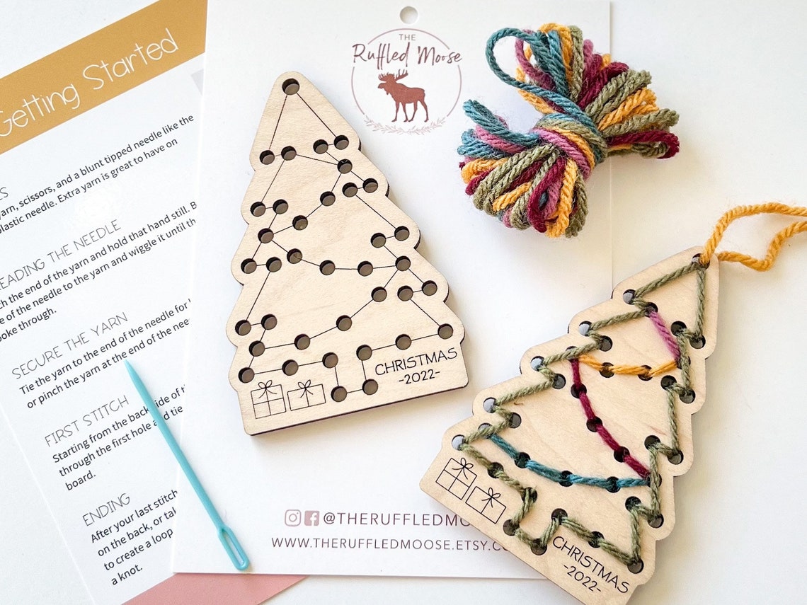 Personalized Christmas Craft Ornament, Ornament Kit for Kids, Christmas ...