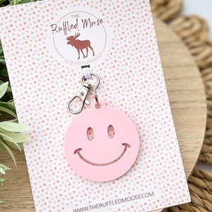 Smiley Face Keychain, Kids Birthday Party Favors, Smiley Key Chain ...