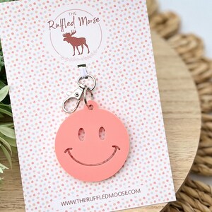 Smiley Face Keychain, Kids Birthday Party Favors, Smiley Key Chain ...