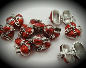 Bullet Design Prayer Box Locket in Silver Plated Three | Etsy