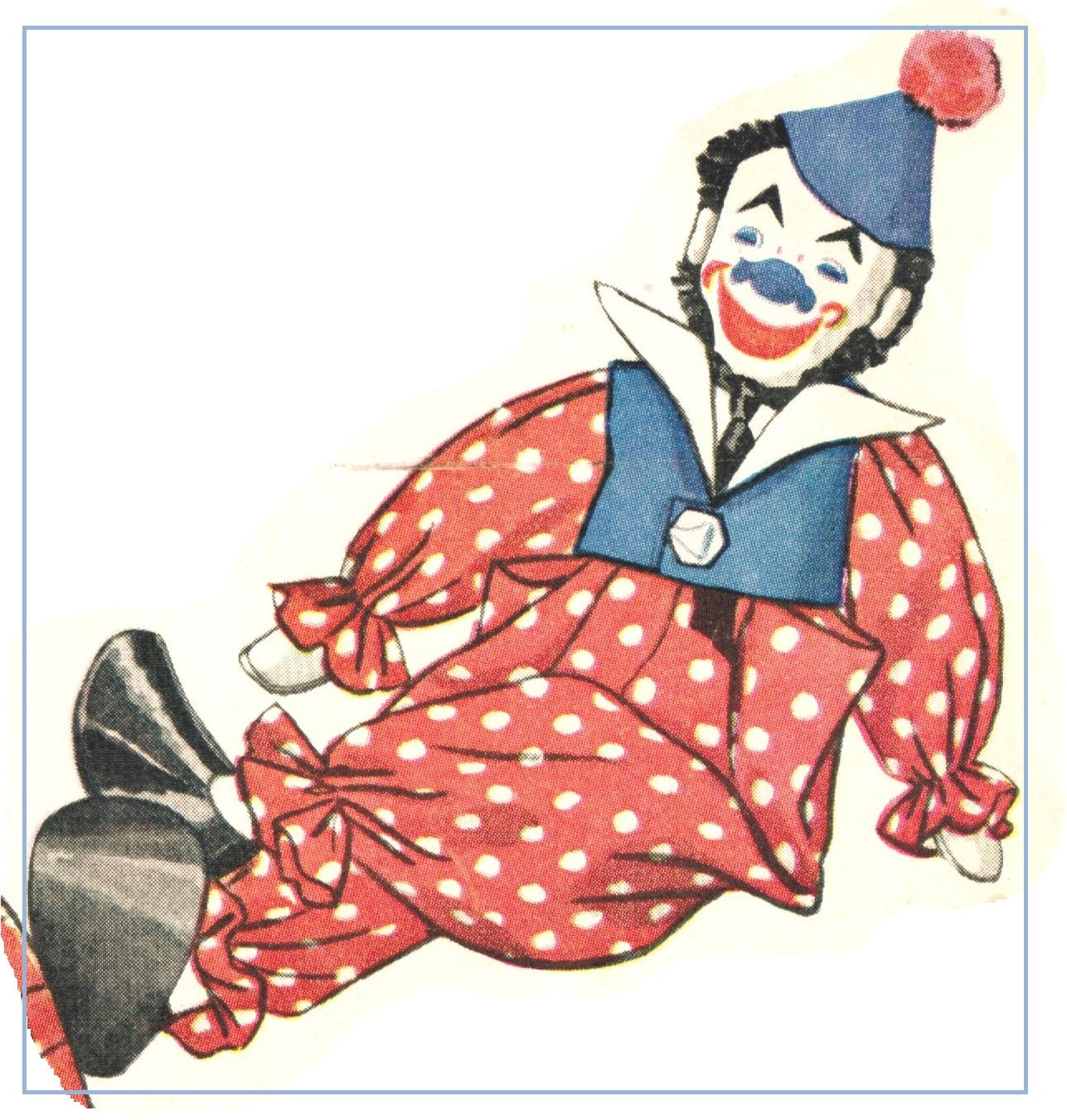Mccall 1007 Photocopy of Vintage 40s Super Cute Stuffed Clown Dolls and ...