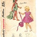 Simplicity 2890 Photocopy of Vintage 40s Toddler Girl's Playsuit, Dress ...
