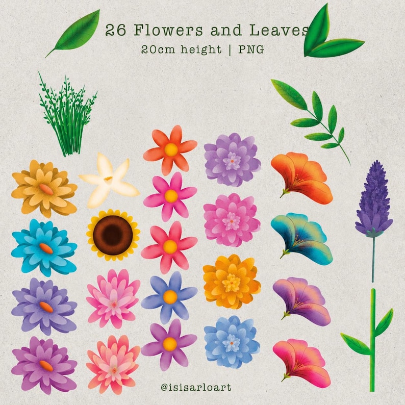 Garden Clipart Bundle, Kids, Flowers, Bees, Ladybugs, Digital Papers ...