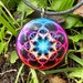 Golden Fire Sri Yantra Mandala Orgone Vortex Tesla Orgonite Pendant EMF ...
