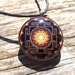 Golden Fire Sri Yantra Mandala Orgone Vortex Tesla Orgonite Pendant EMF ...