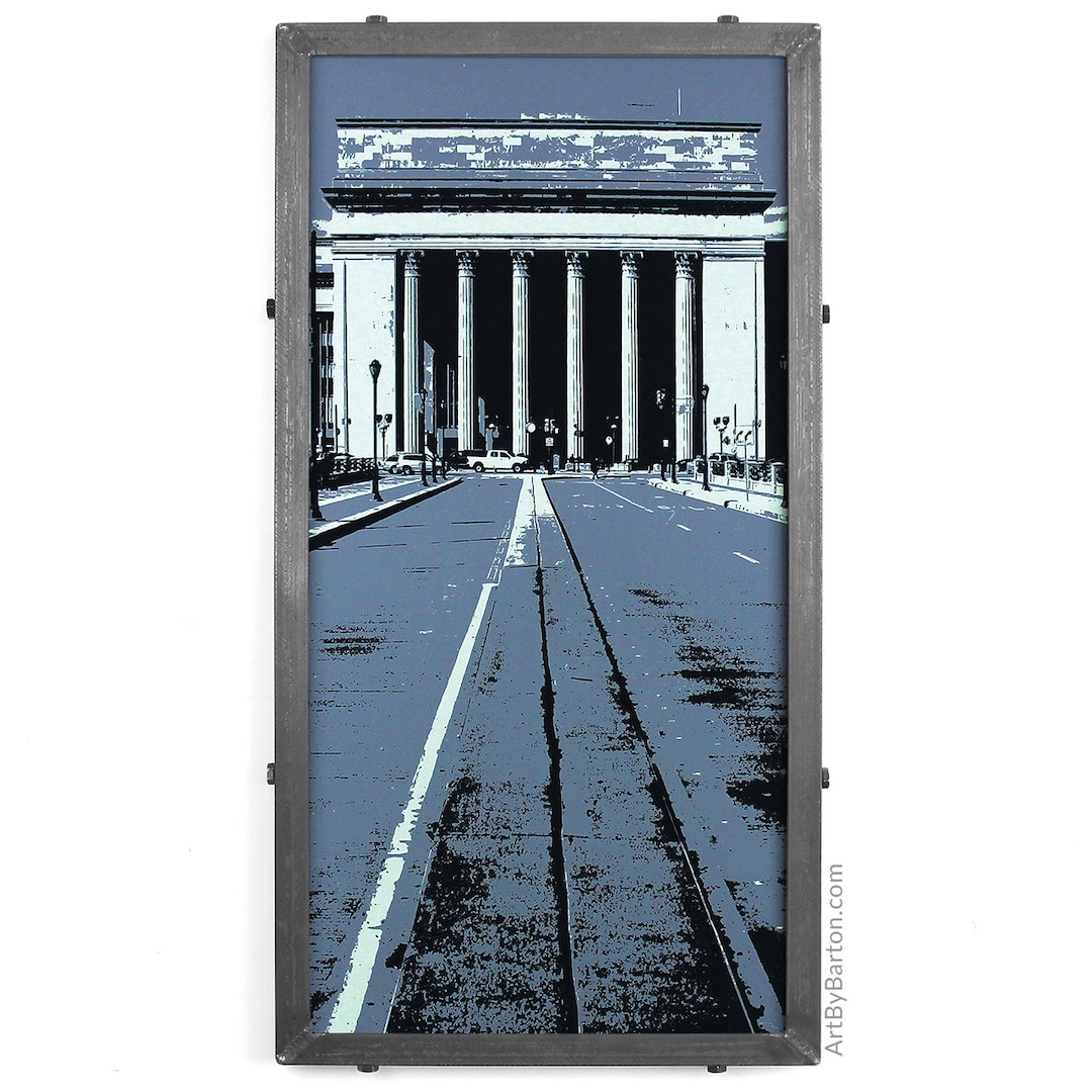 30th Street Station Framed Silkscreen Print, Philadelphia, PA - Etsy
