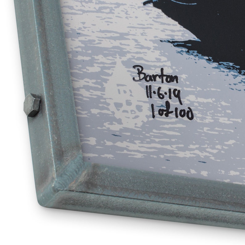 Domino With Baltimore Tug Framed Silkscreen Original Art Print - Etsy