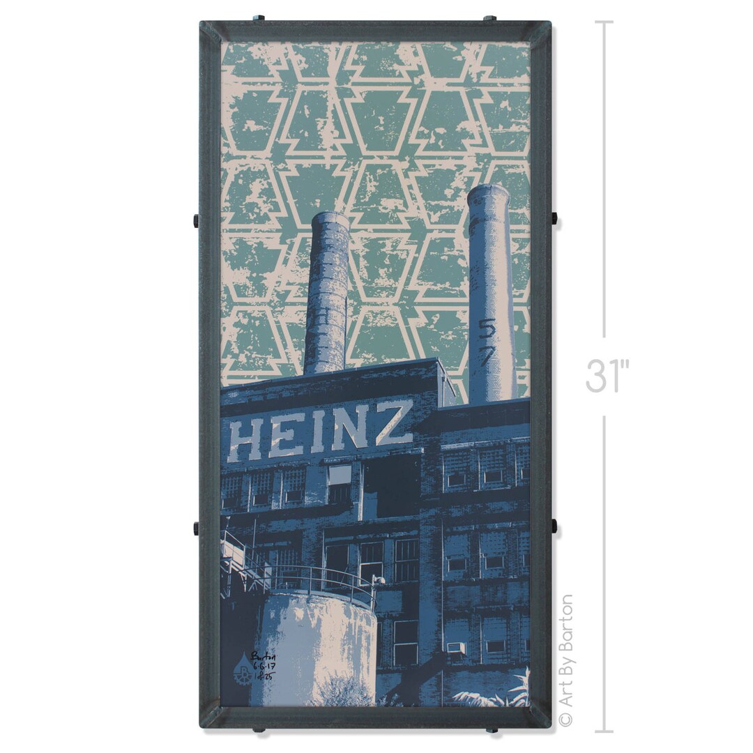 Heinz Factory Framed Silkscreen Print - Etsy