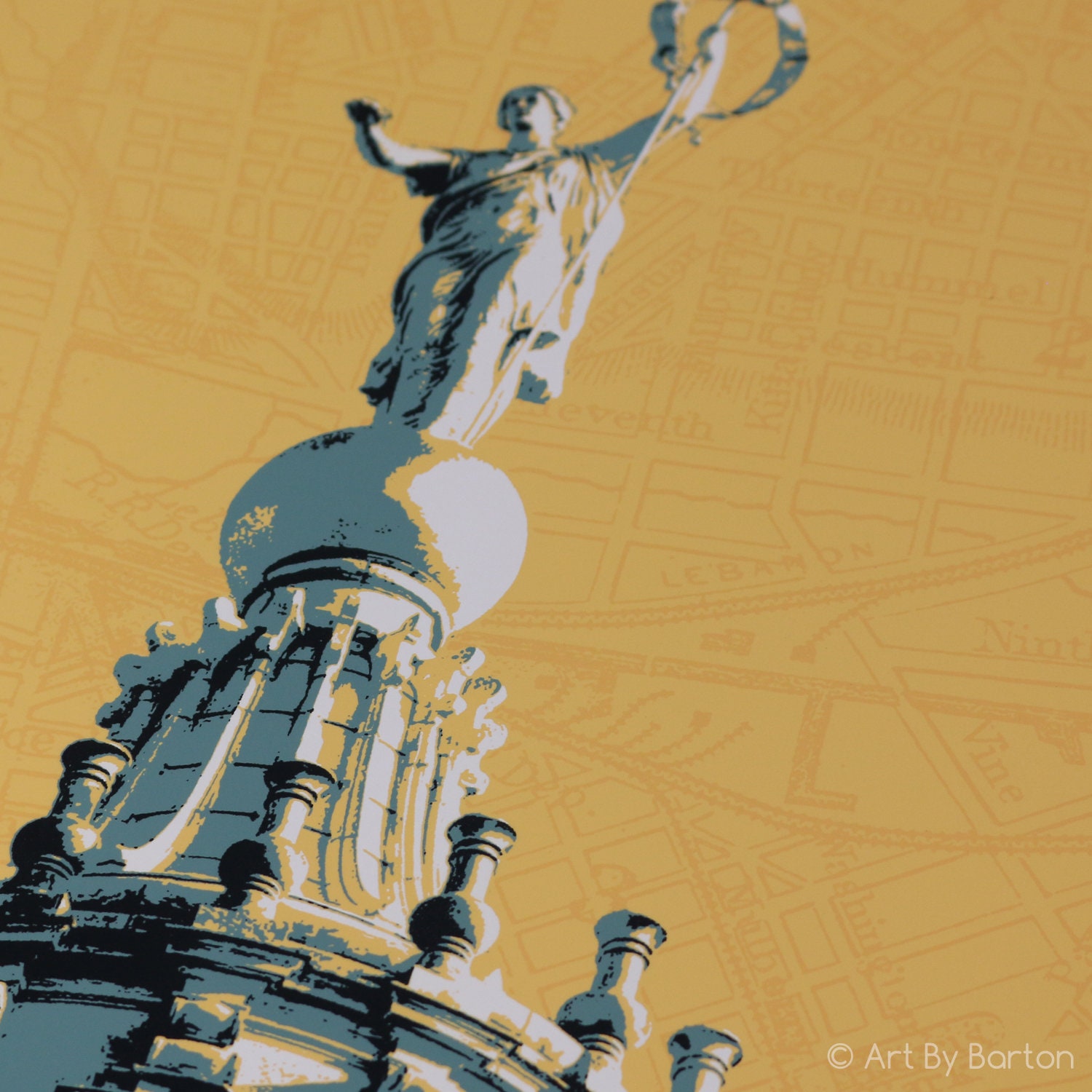 Commonwealth Statue, Capitol Building, Harrisburg, Pennsylvania Framed ...