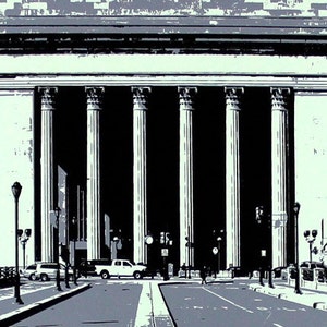 30th Street Station Framed Silkscreen Print, Philadelphia, PA - Etsy