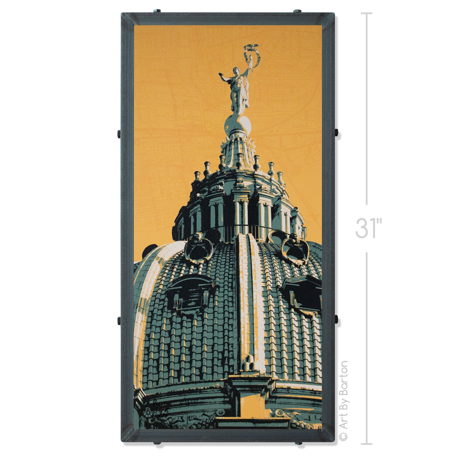 Commonwealth Statue, Capitol Building, Harrisburg, Pennsylvania Framed ...