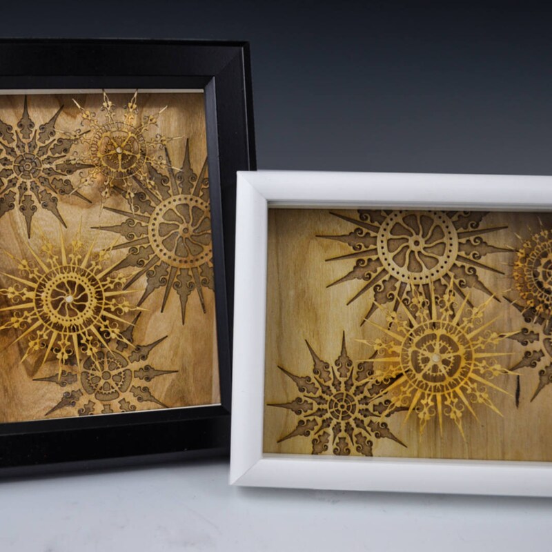 Snowflake Shadow Box - Etsy