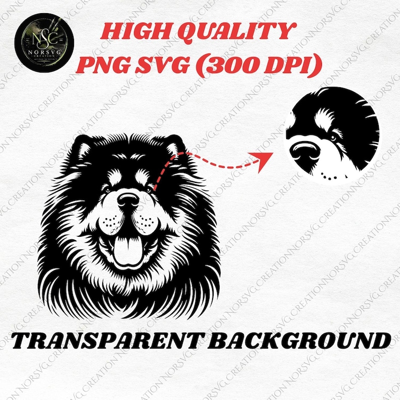 165 Chow Chow SVG Bundle Dog Clipart PNG EPS Cut Files for Cricut ...