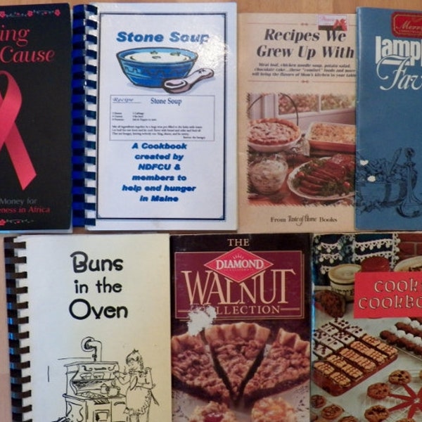 Retro Cookbooks - Etsy