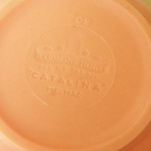 Vintage Harmony House PINK MELMAC SUGARBOWL Excellent Condition ...